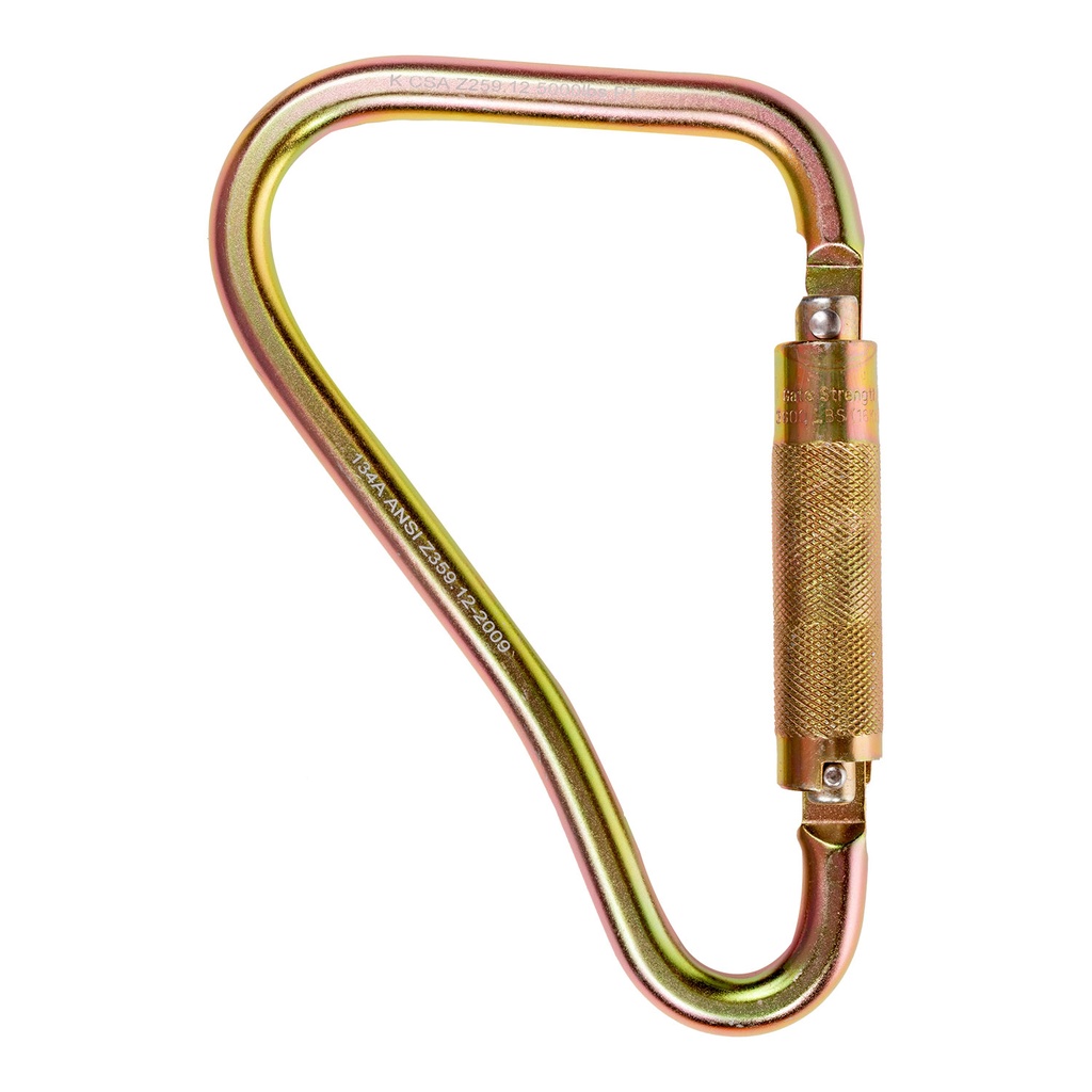 Steel Carabiner with 2" gate opening. | Wallenius WIlhelmsen Safety ...